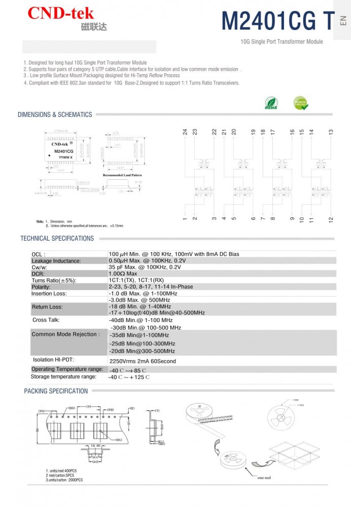 M2401CG T-CND technical document