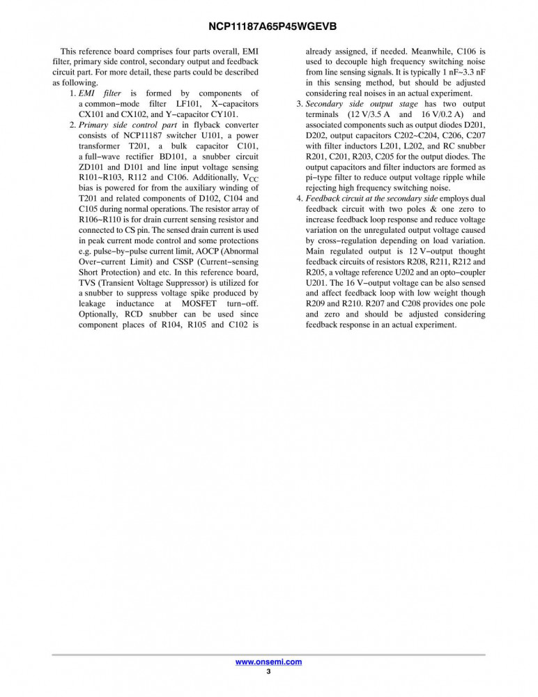 NCP11187A65P45WGEVB document page 3