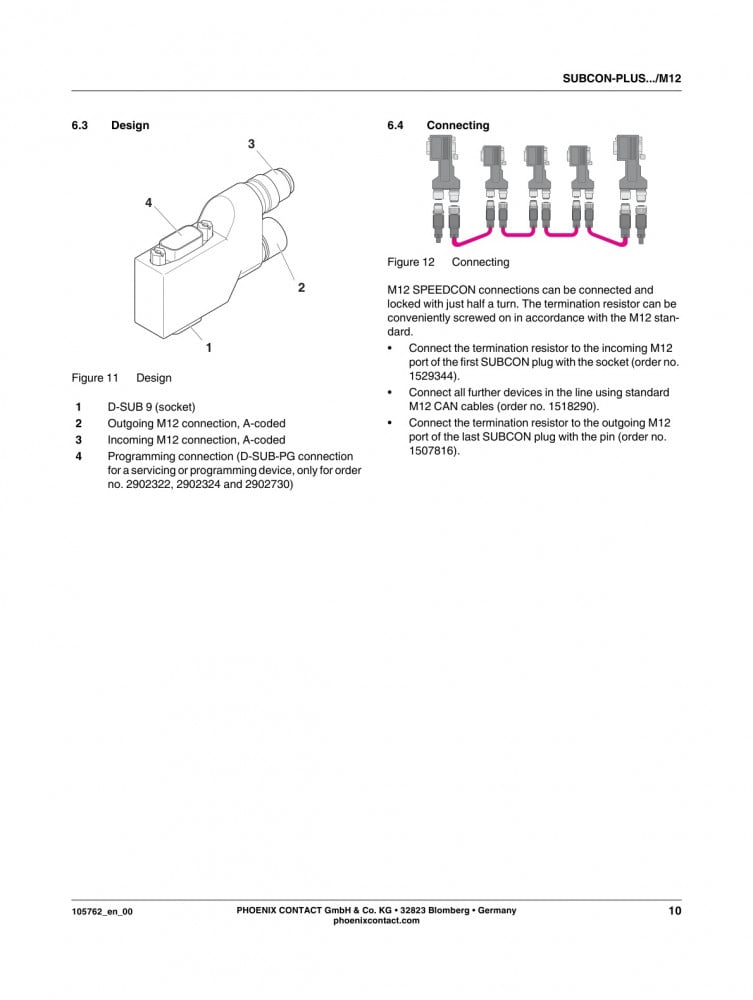 Phoenix Contact 2902317 technical document page 10