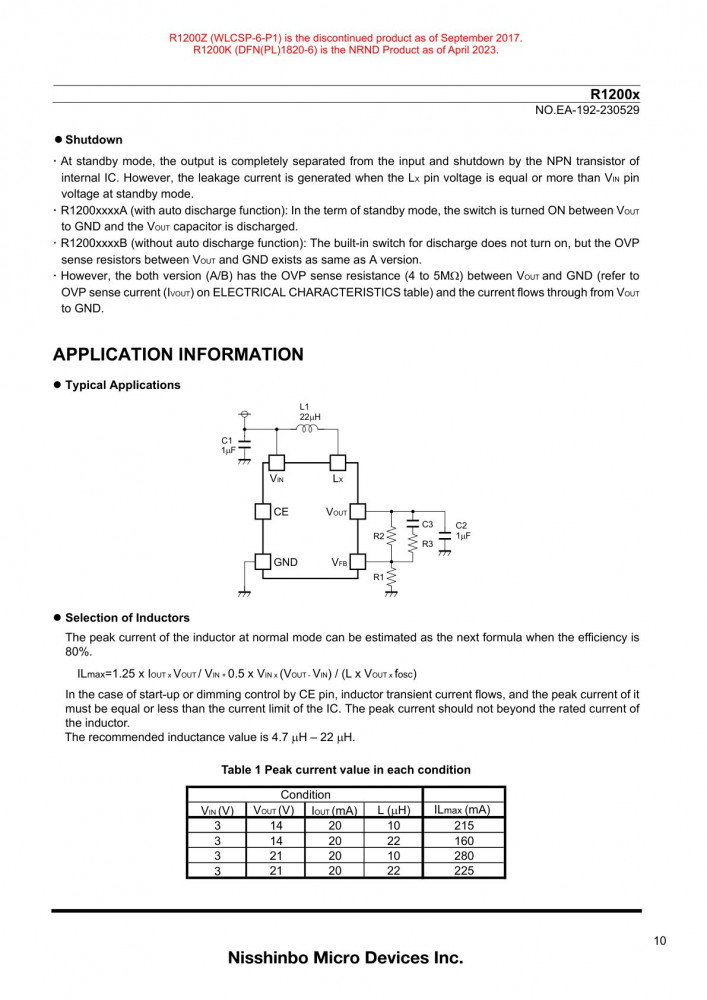 R1200x datasheet page 10