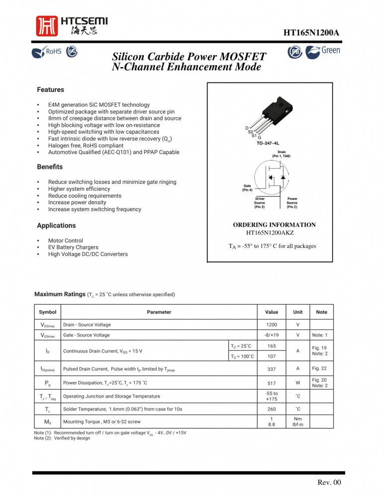 HT165N1200AKZ datasheet page 1