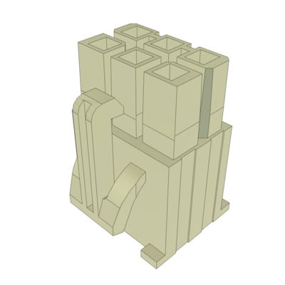 Samtec IPBD-03-D-K Rectangular Connector Housing for sale