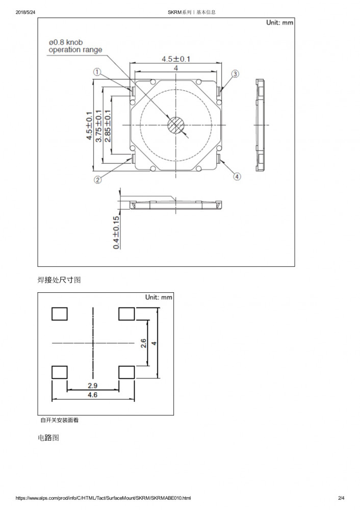 SKRMABE010 product specification page 2