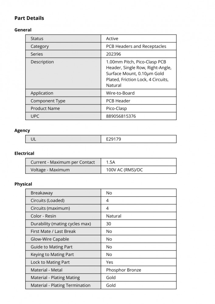 Product document image, page 2