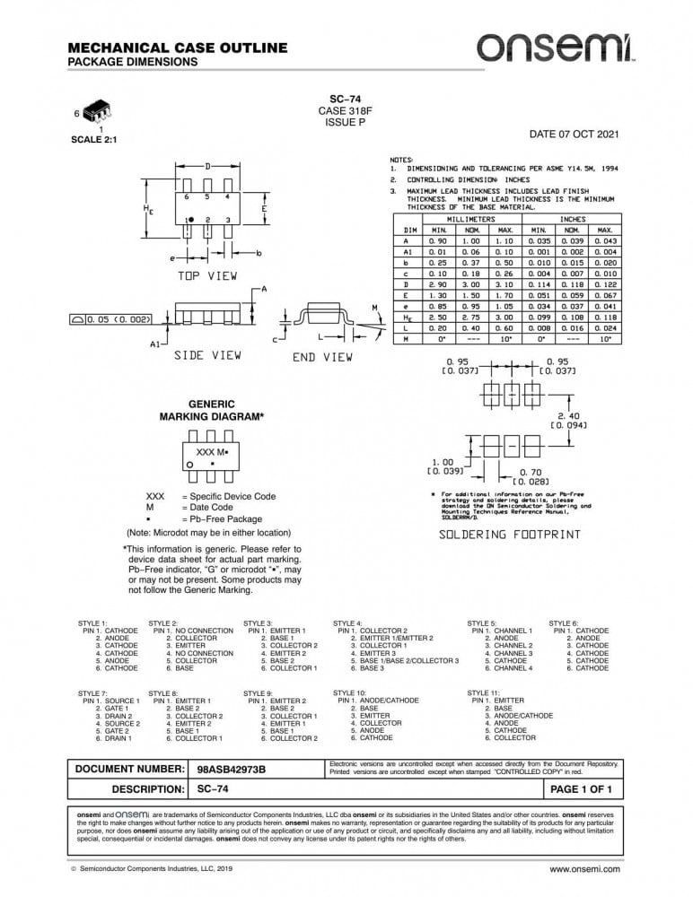 NUS2401SNT1G datasheet page 5