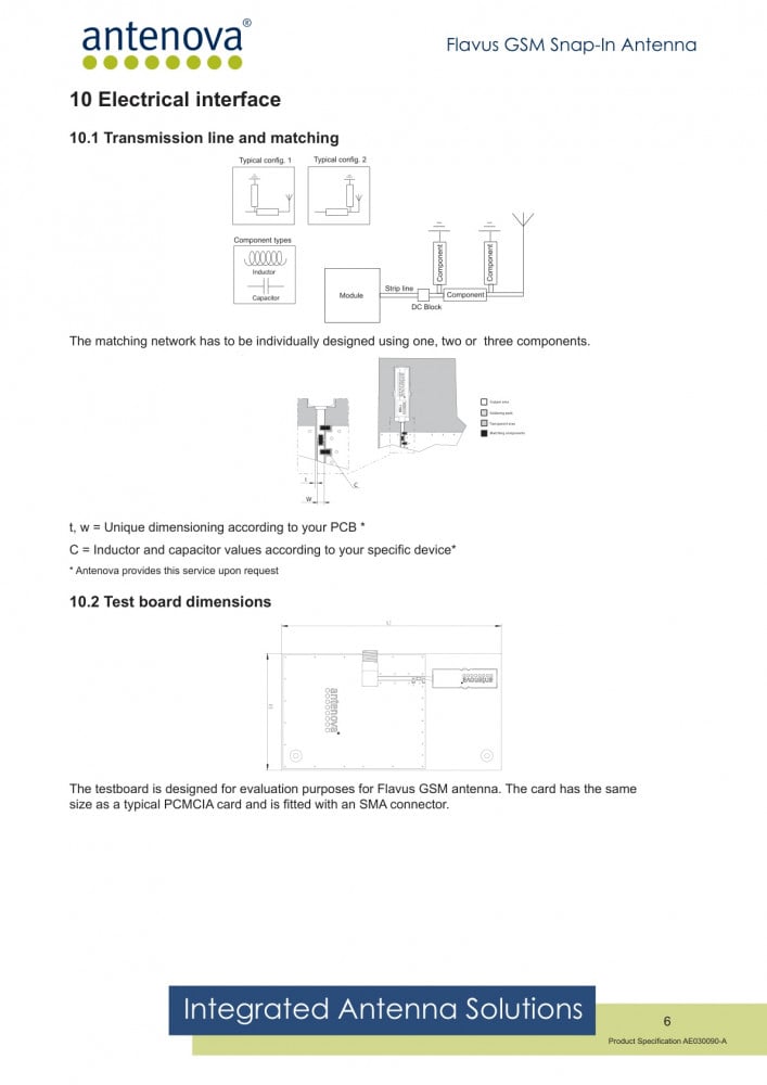 Antenova B5812-04 datasheet page 6