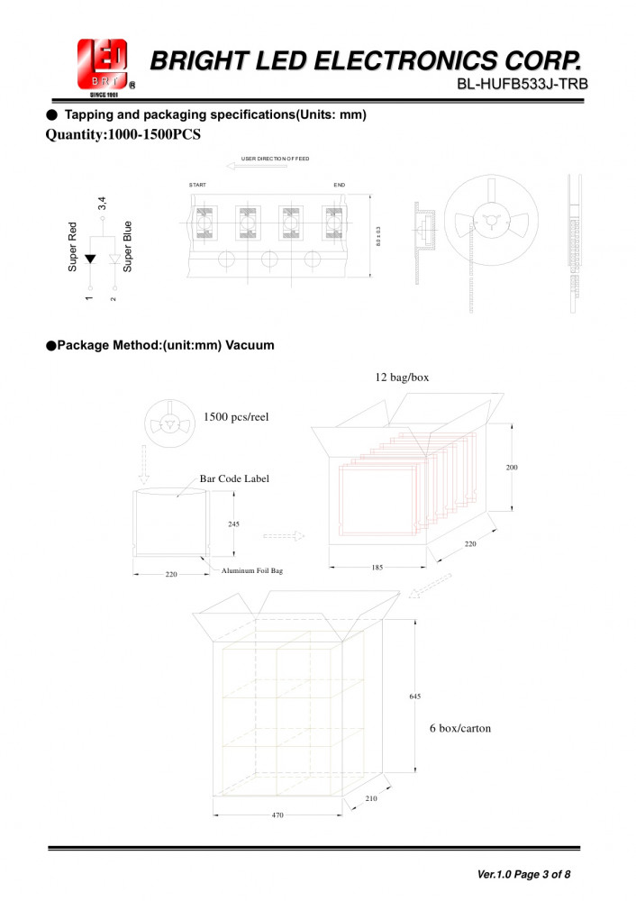 BL-HUFB533J-TRB datasheet page 3