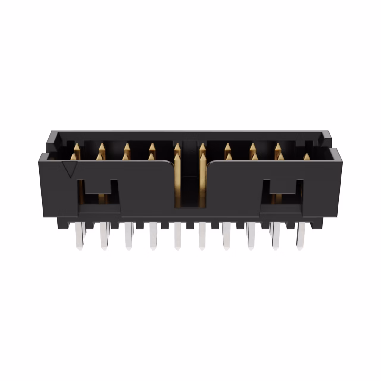 2.00mm Pitch, Milli-Grid PCB Header, Dual Row, Vertical, Through Hole, Shrouded, 20 Circuits, Circuit 20 Voided, 0.38µm Gold (Au) Plating, 2.50mm Tail Length, Dual Side Slots, Dual Friction Locks, Center Polarization, Tube for sale
