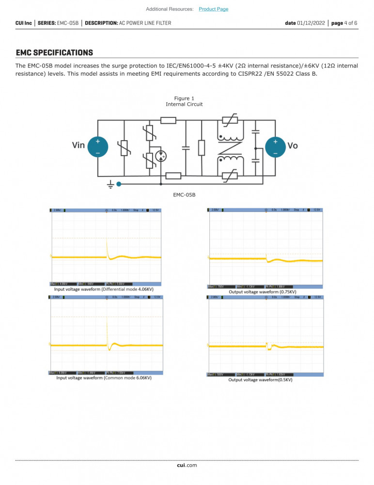 EMC-05B-T datasheet page 4