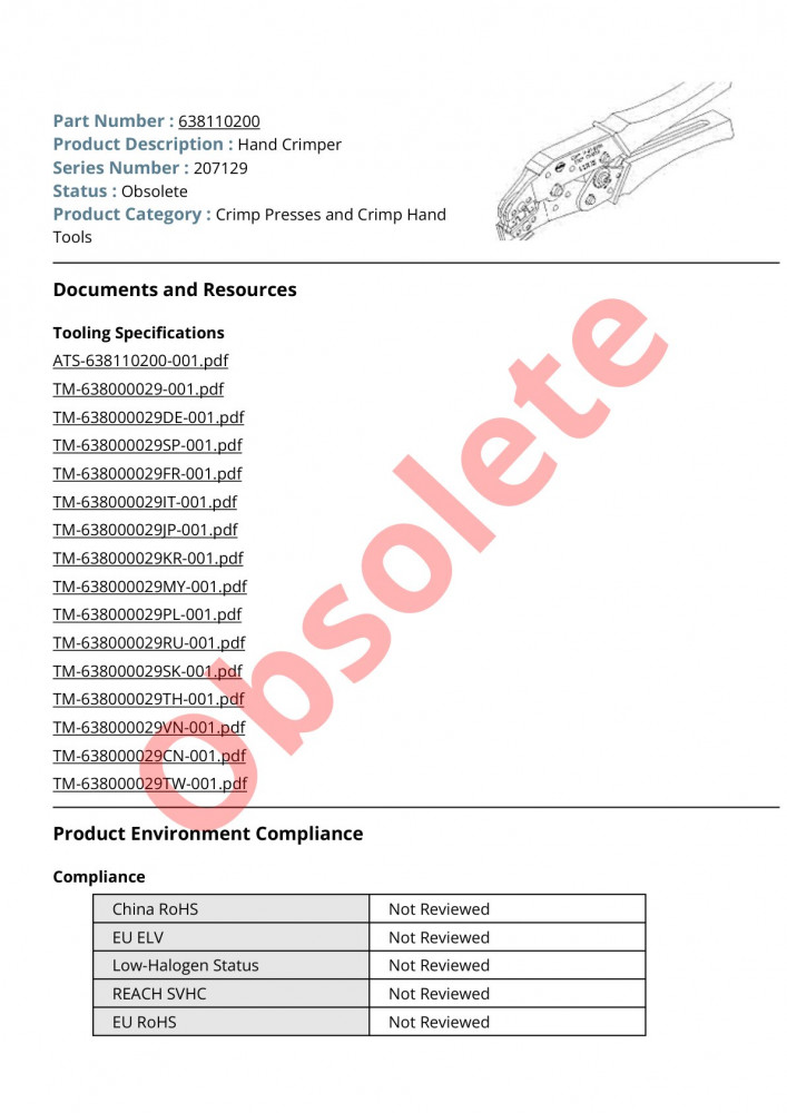 Tooling document page image 1