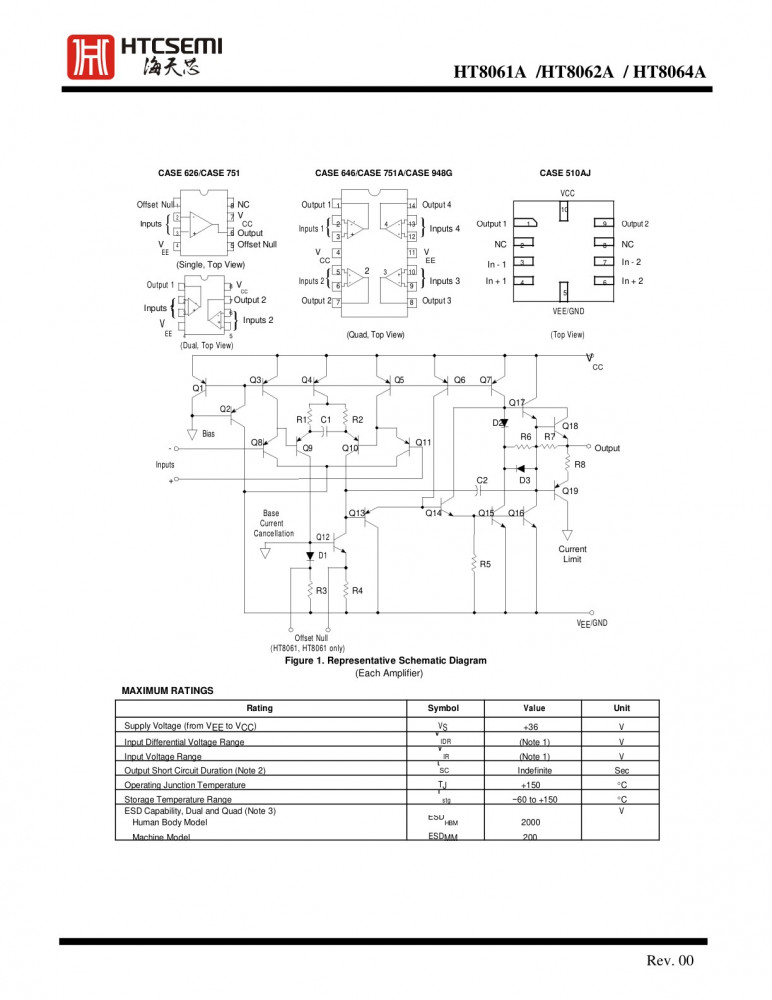 HT8062ARZ datasheet page 2