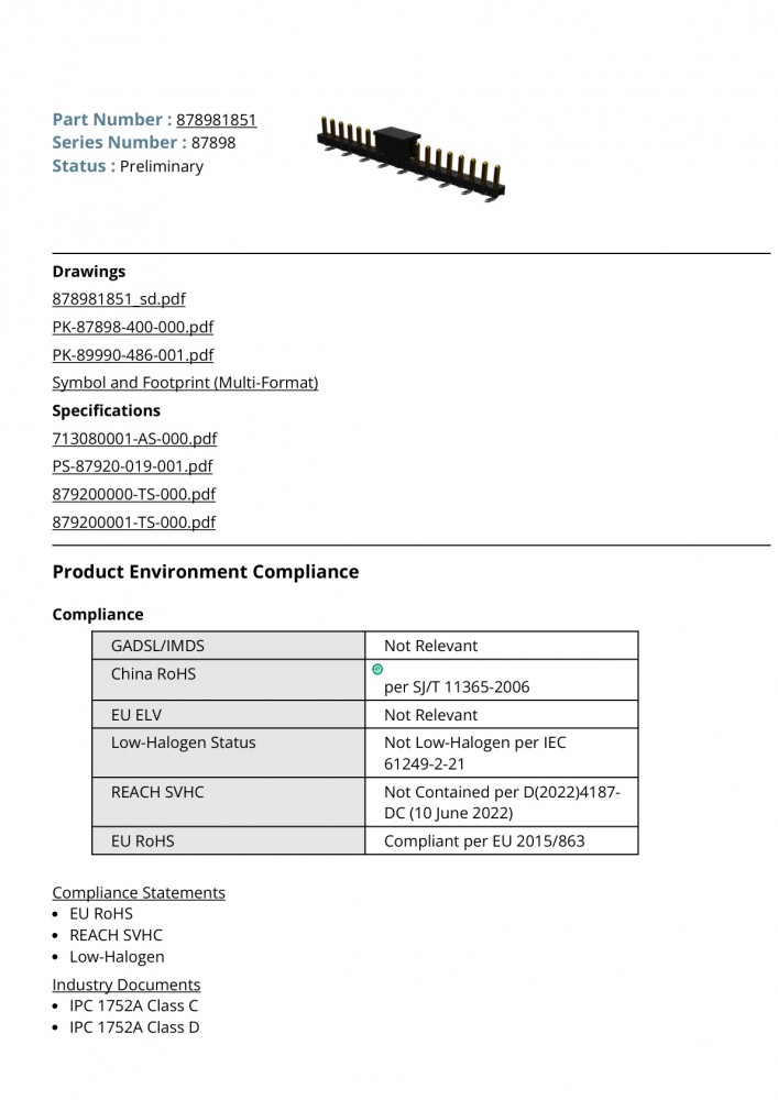 Product documentation page 1