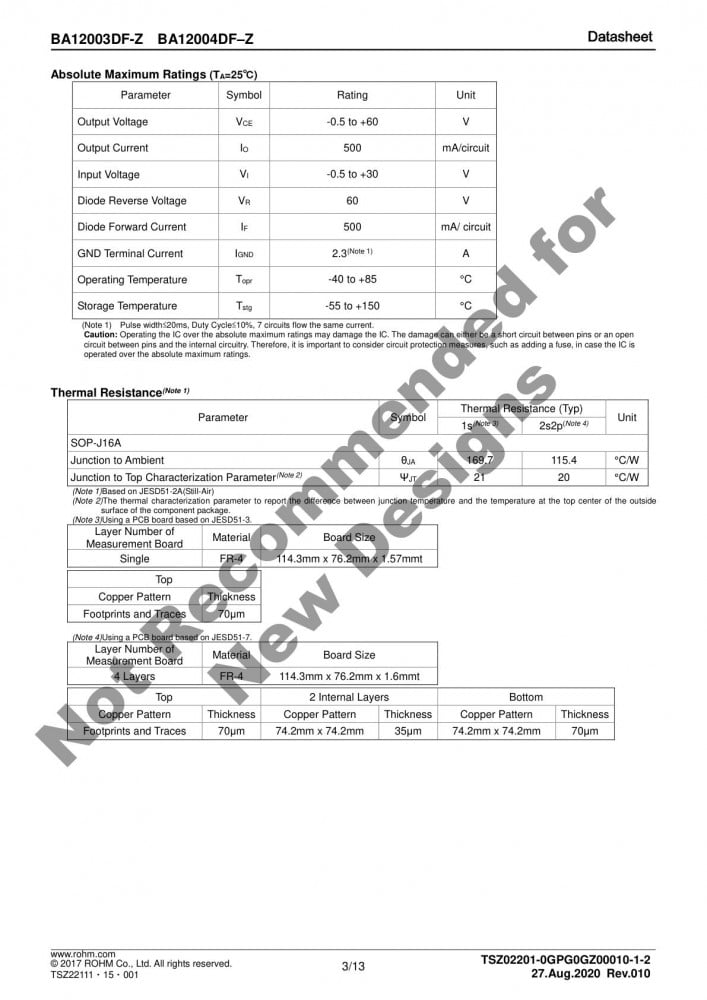 BA12003DF-ZE2 datasheet page 3