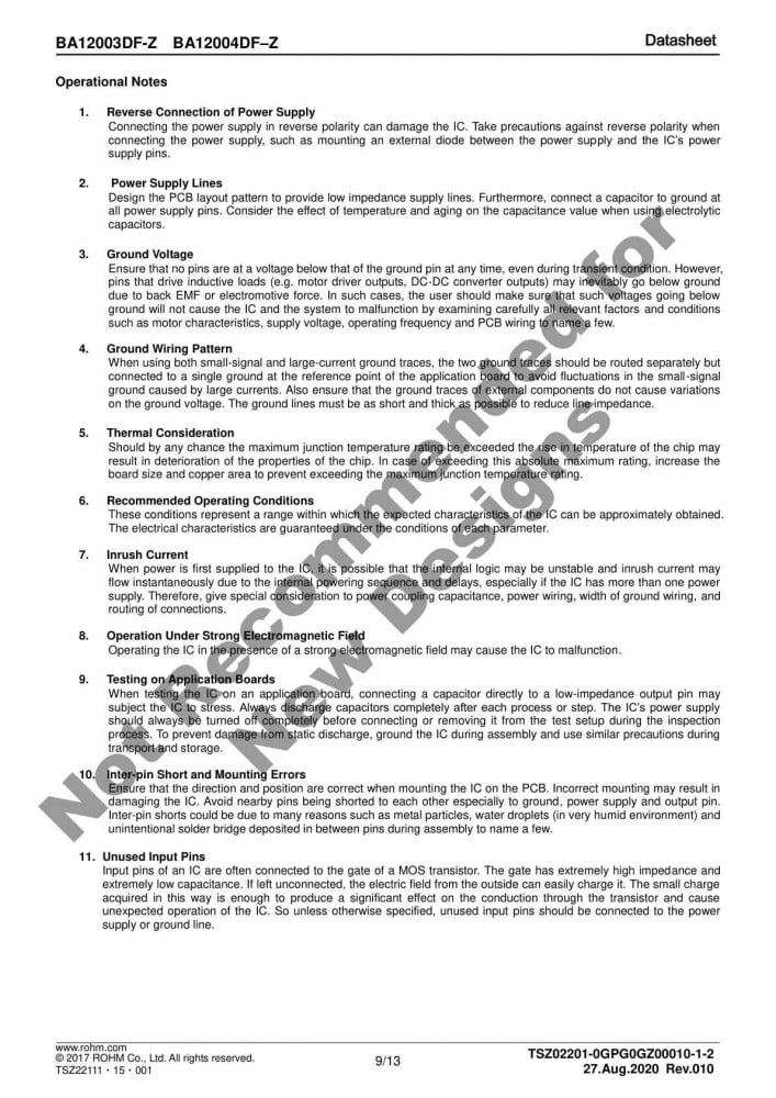 BA12003DF-ZE2 datasheet page 9