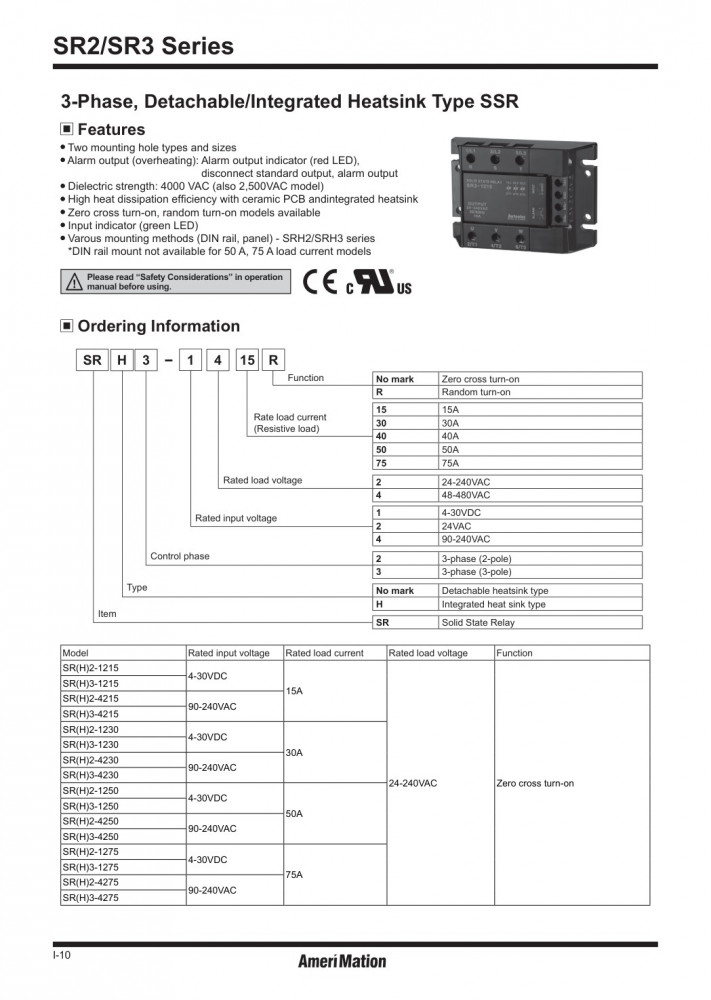 SR2/SR3 technical document, page 1