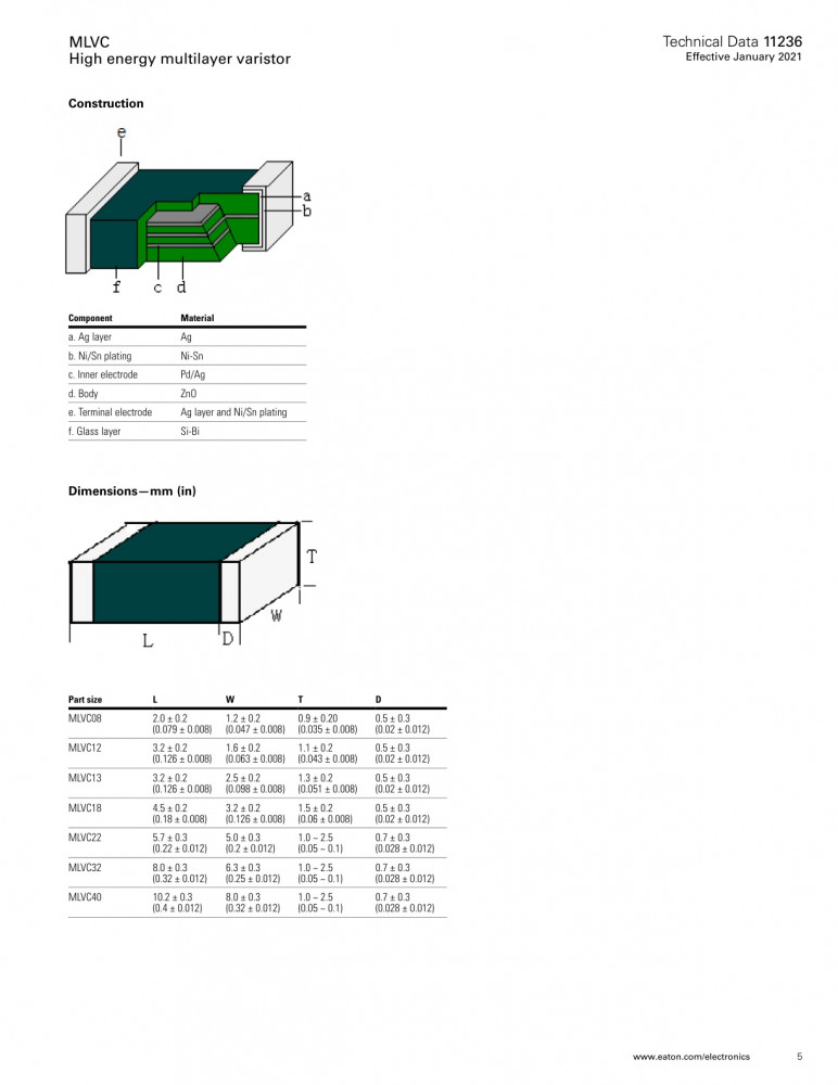 EATON MLVC datasheet page 5