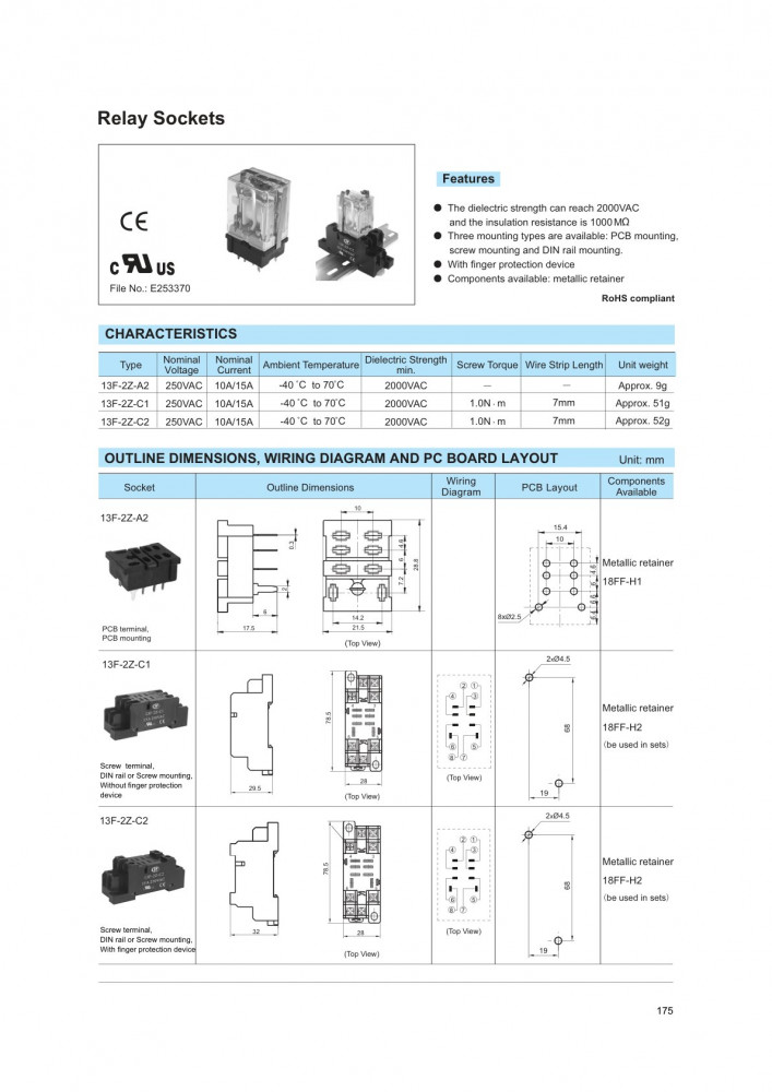 HF13F datasheet page 6