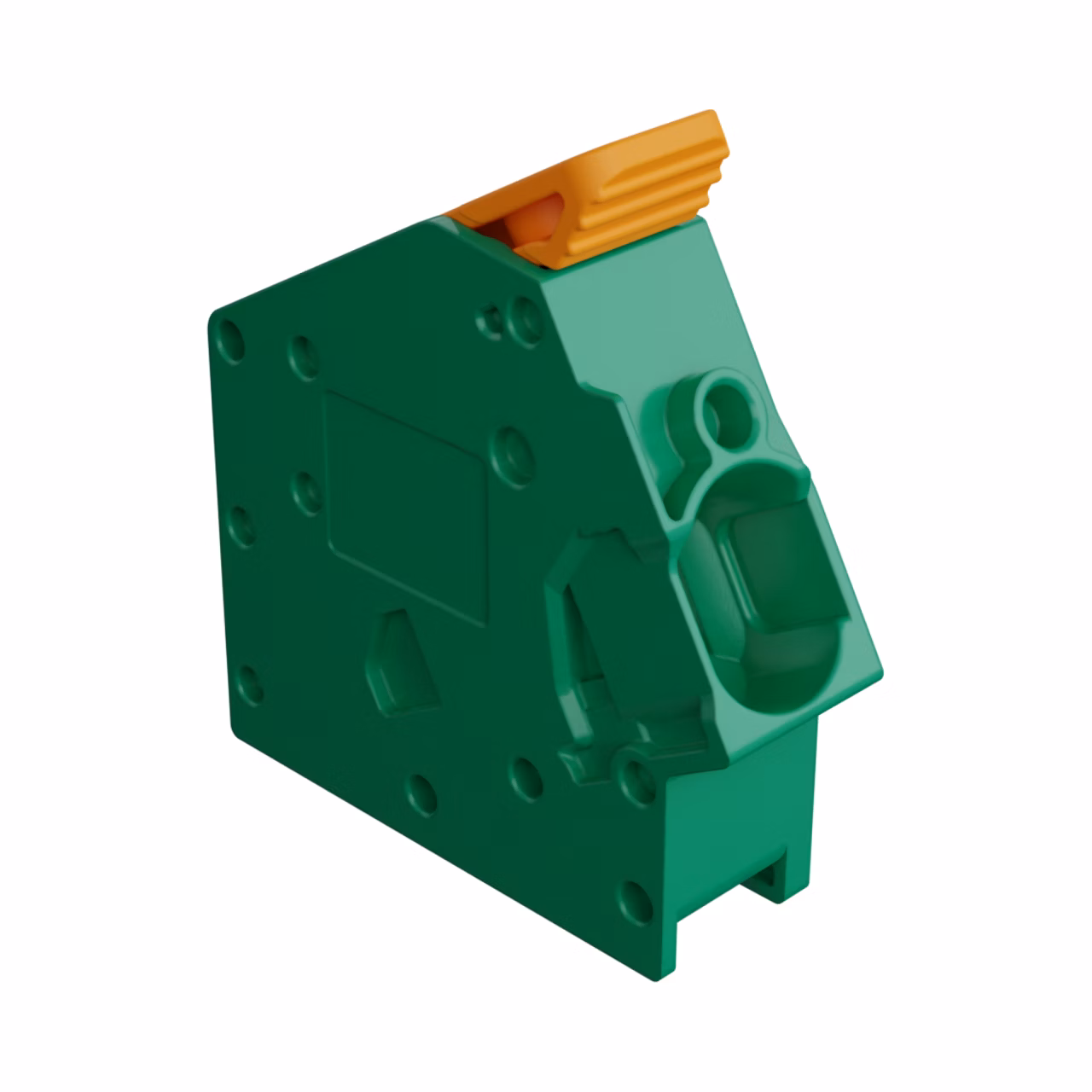 7.50mm Pitch Lever Activated Fixed Mount PCB Terminal Block, 35° Wire Entry, Bussed Terminals, 1 Circuit for sale