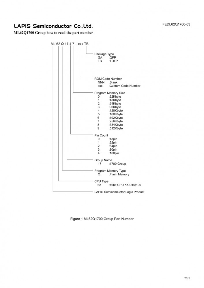 ML62Q1700 Group document page 8