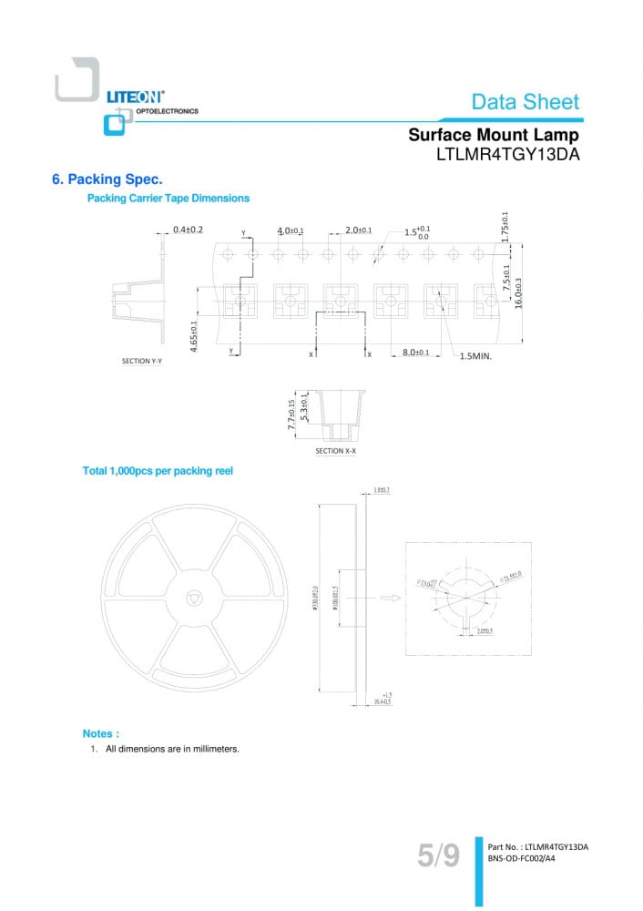 LTLMR4TGY13DA datasheet page 6