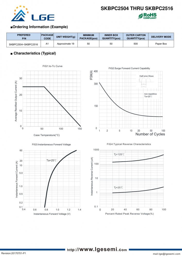 LGE SKBPC2516 datasheet page 2