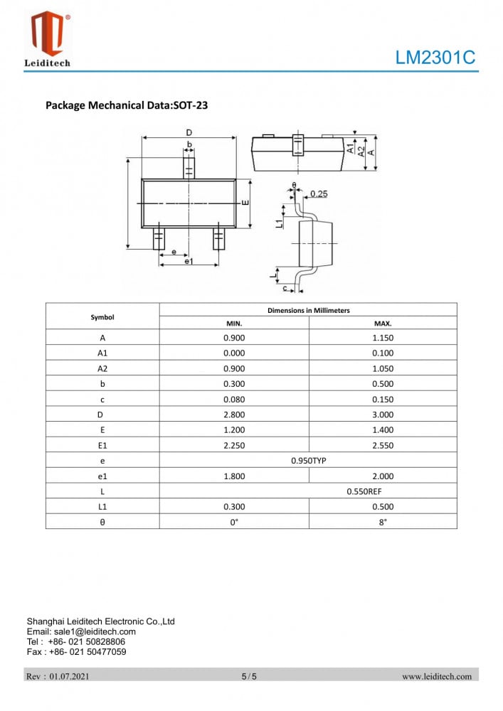 LM2301C datasheet page 5