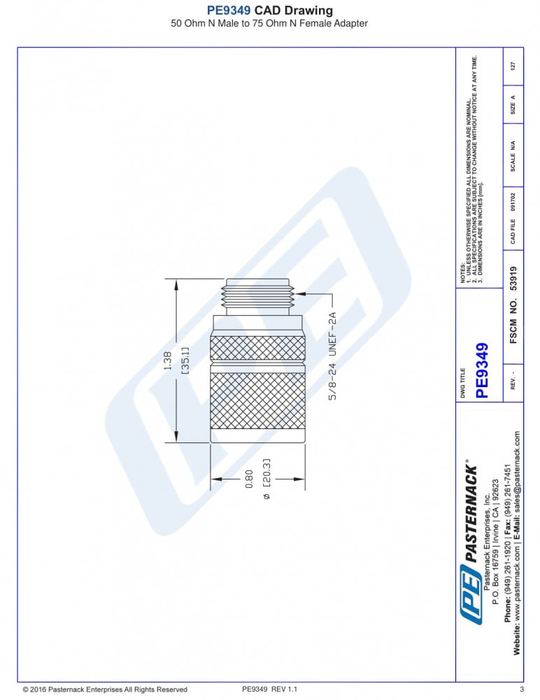 PE9349 technical document page 3