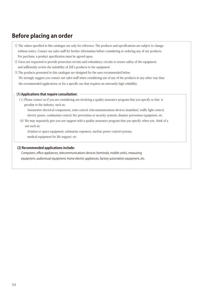 JAE industrial connector guide page 4