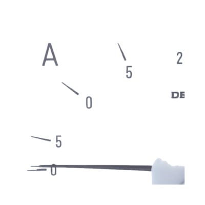Delixi Electric 42L6A80 Analog Panel Ammeter