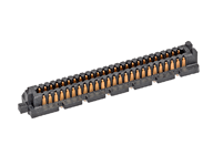 SEARAY Slim Receptacle, 40 Circuits, 8.00mm Unmated Height, 4 Rows, with Pegs, Solder Charge