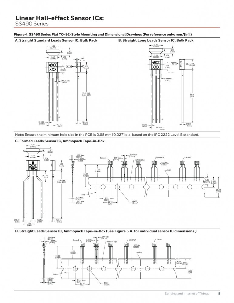 Honeywell SS490 Series datasheet page 5