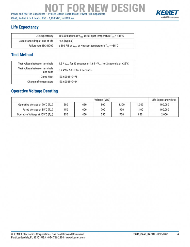 C4AE series datasheet page 4