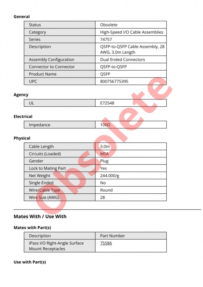 MOLEX 747572301 technical document page 2