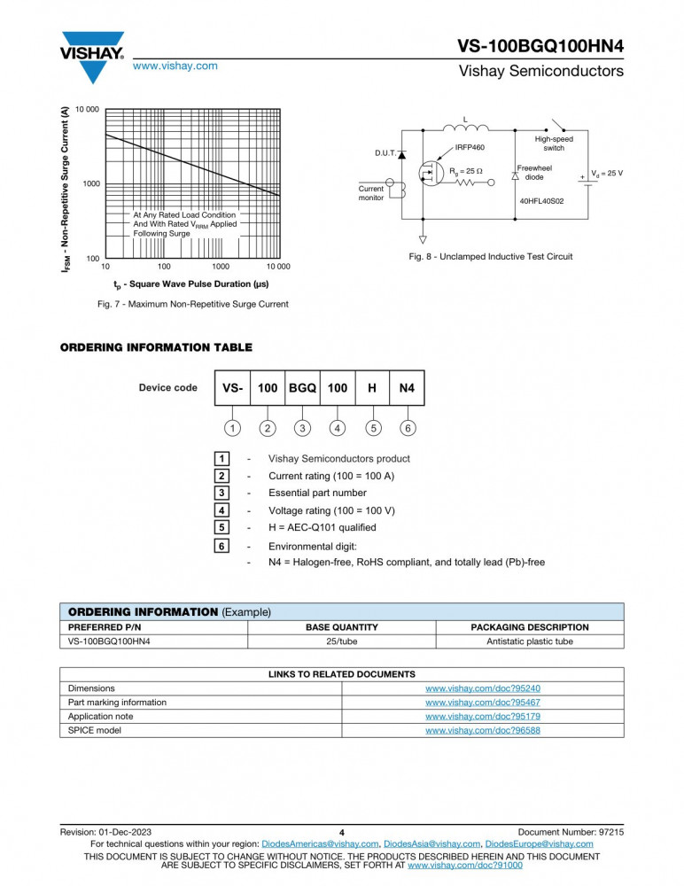 VS-100BGQ100HN4 datasheet page 4