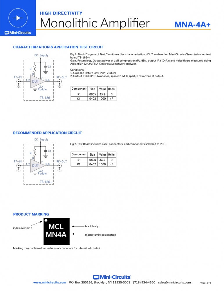 MNA-4A+ technical document page 4
