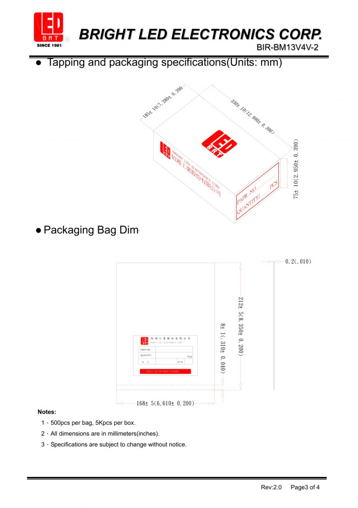 BIR-BM13V4V-2 datasheet page 3