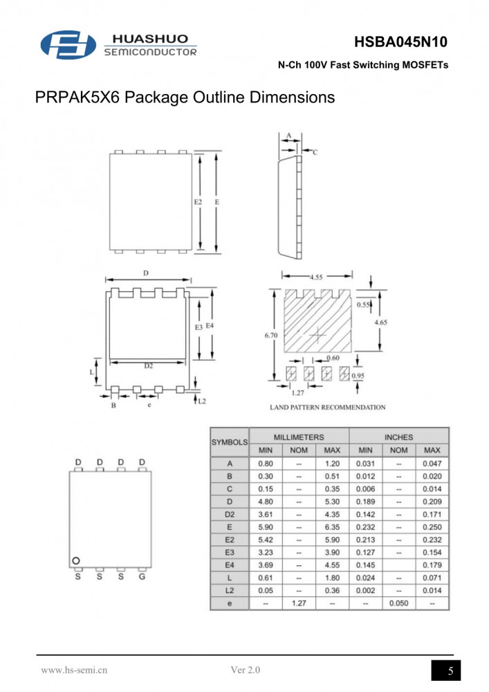 HSBA045N10 datasheet page 5