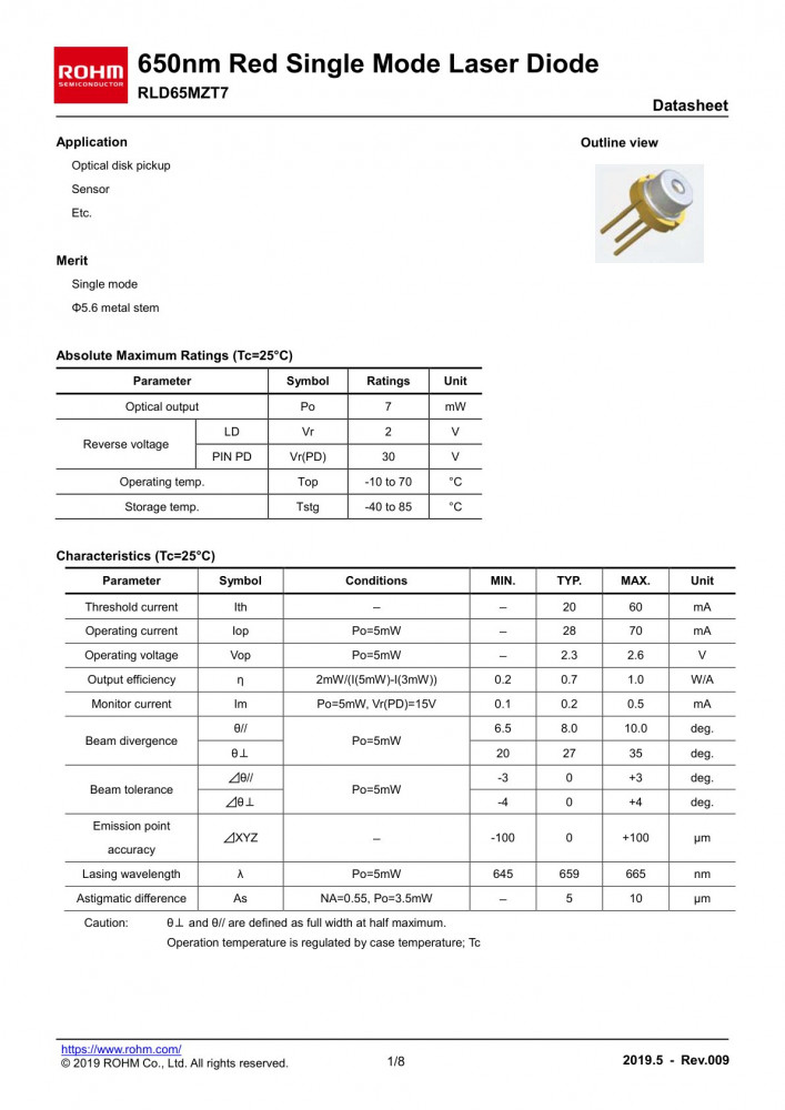 RLD65MZT7-00A document page 1