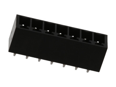 3.81mm Pitch Eurostyle Horizontal Plug, with Reverse Imprinting, Gold (Au) Plated, Black, 19 Circuits