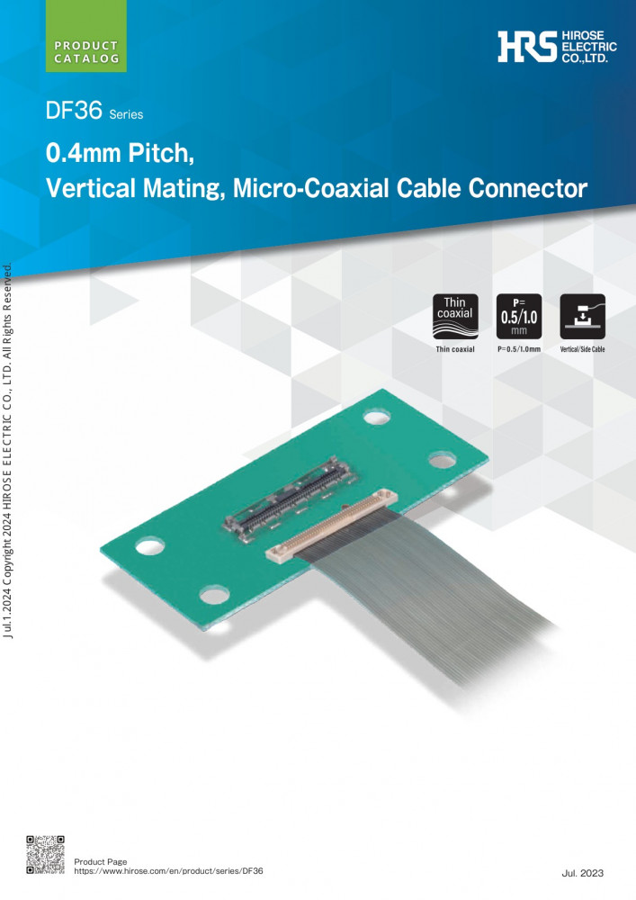 HRS DF36 datasheet page 1