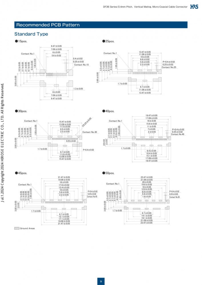 HRS DF36 datasheet page 9