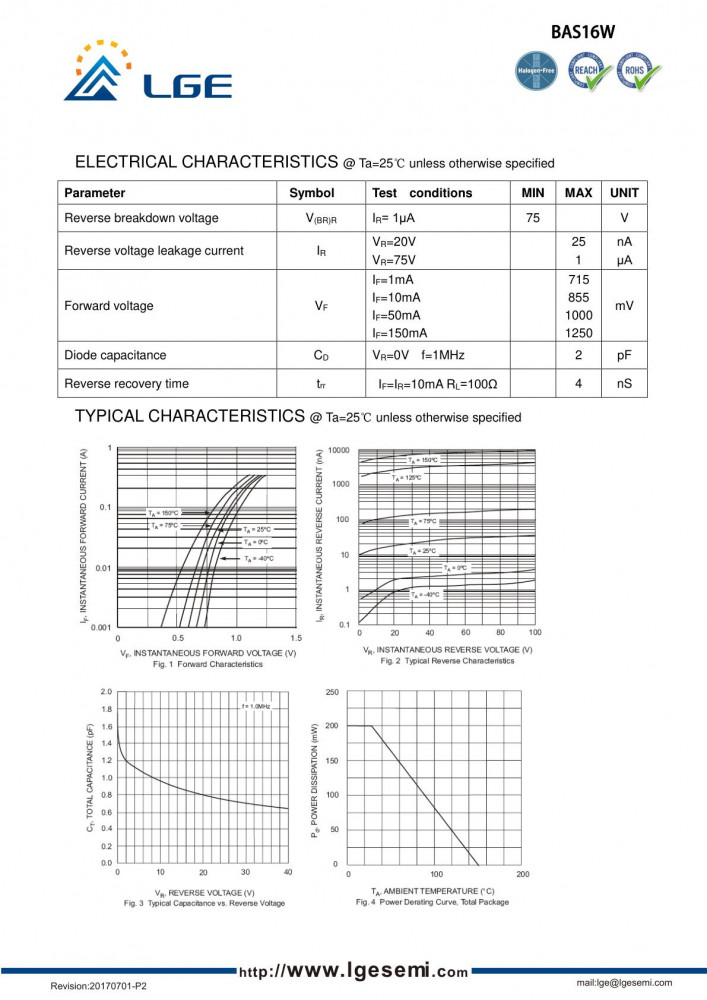 LGE BAS16W datasheet page 2
