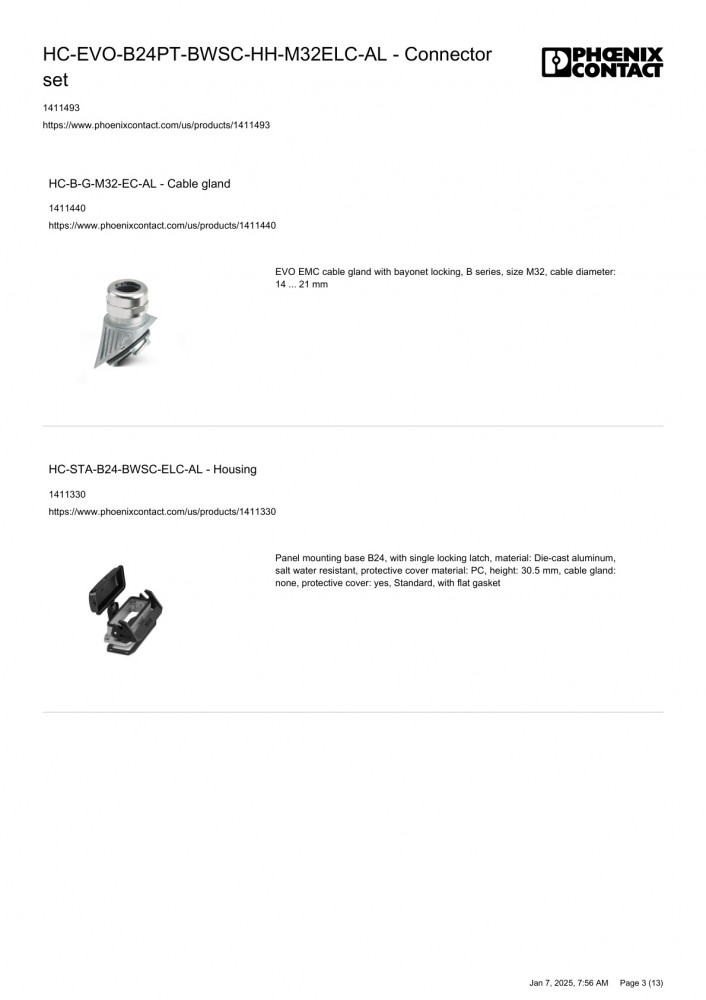 Phoenix Contact 1411493 technical document page 3