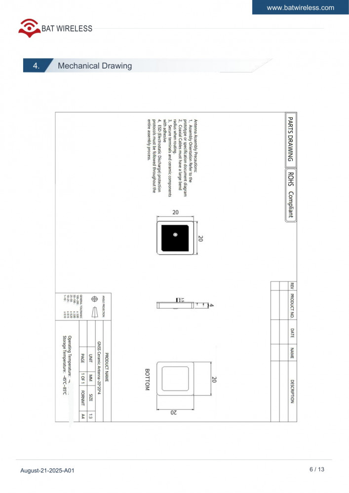 BWGNSCNX20-20W4 datasheet page 6