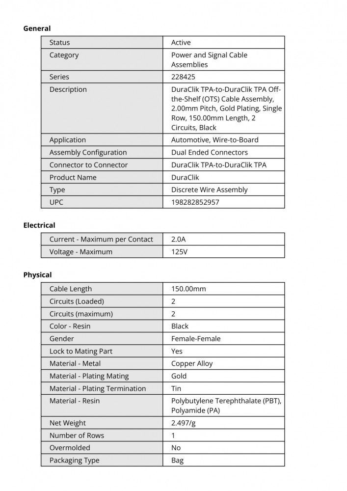 Product document image, page 2