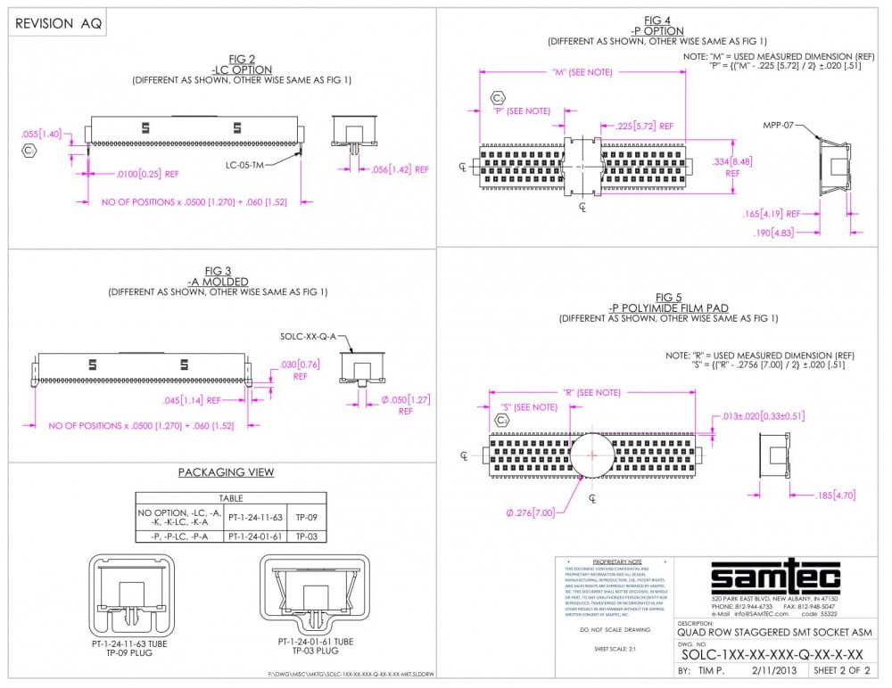 SOLC-115-02-L-Q-LC technical document page 2