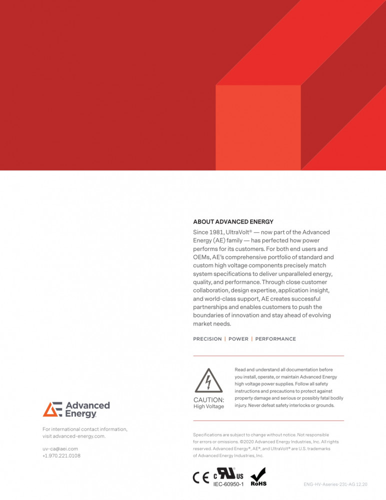 UltraVolt A Series datasheet page 8