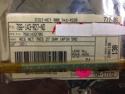 CTS 766163563G Resistor Network Array