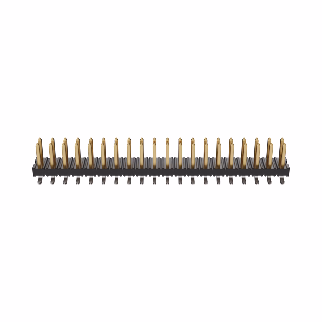 Milli-Grid Header, Vertical, Surface Mount, 40 Circuits, 0.76µm Gold (Au) Plating, Mating Pin Length 3.80mm, Tube, Lead-Free for sale