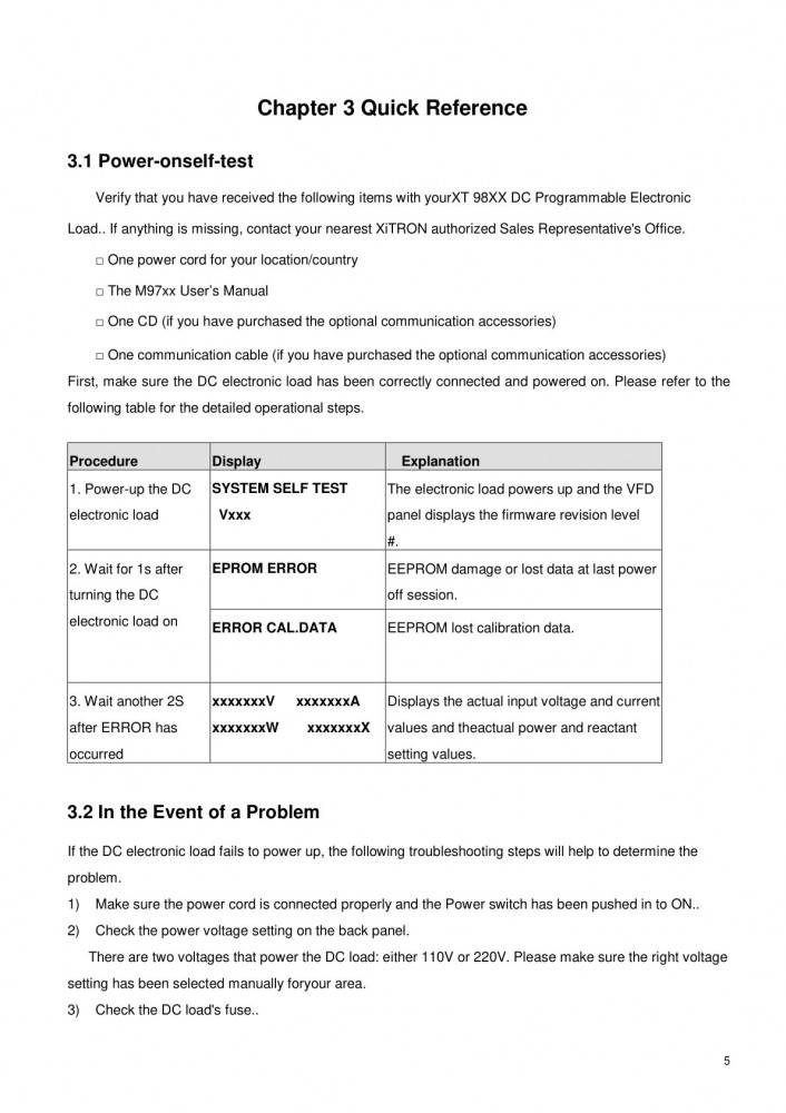 MAynuo M9711 manual page 9